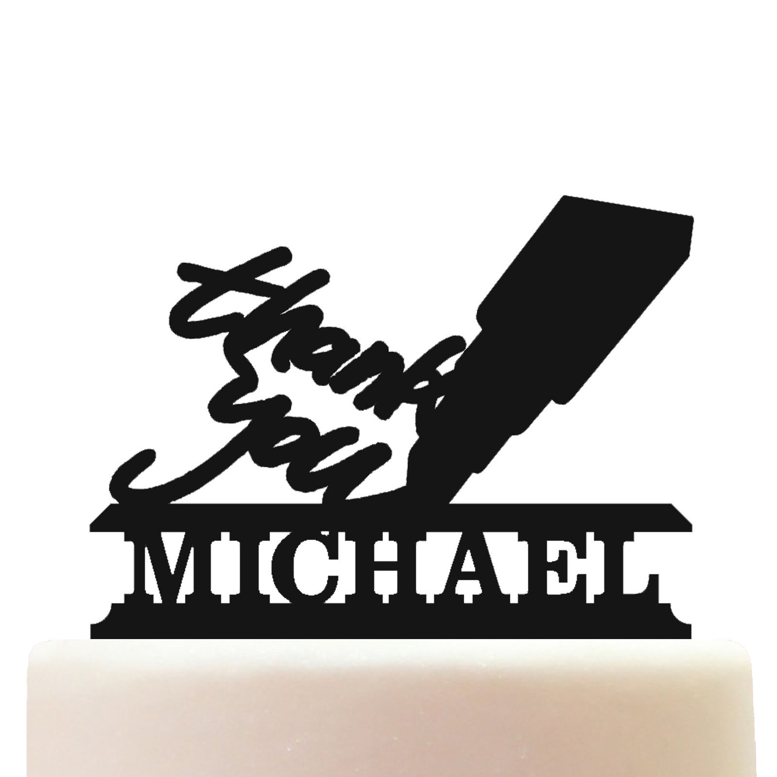 Personalised Acrylic Appreciation Thank You Note Cake Topper - Etsy