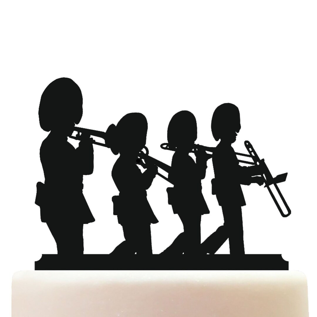 Acrylic Guards Army Band Celebration Cake Topper Musical Decoration - Etsy