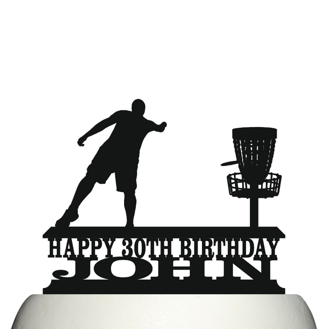 Personalised Acrylic Disc Golf Flying Disc Sport Birthday & Wedding ...