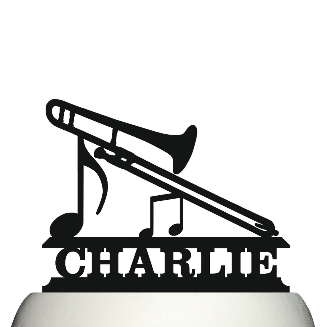 Personalised Acrylic Trombone Brass Musical Instrument - Etsy