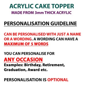 Personalised Acrylic Offshore Oil Rig Drilling Platform Birthday Cake ...