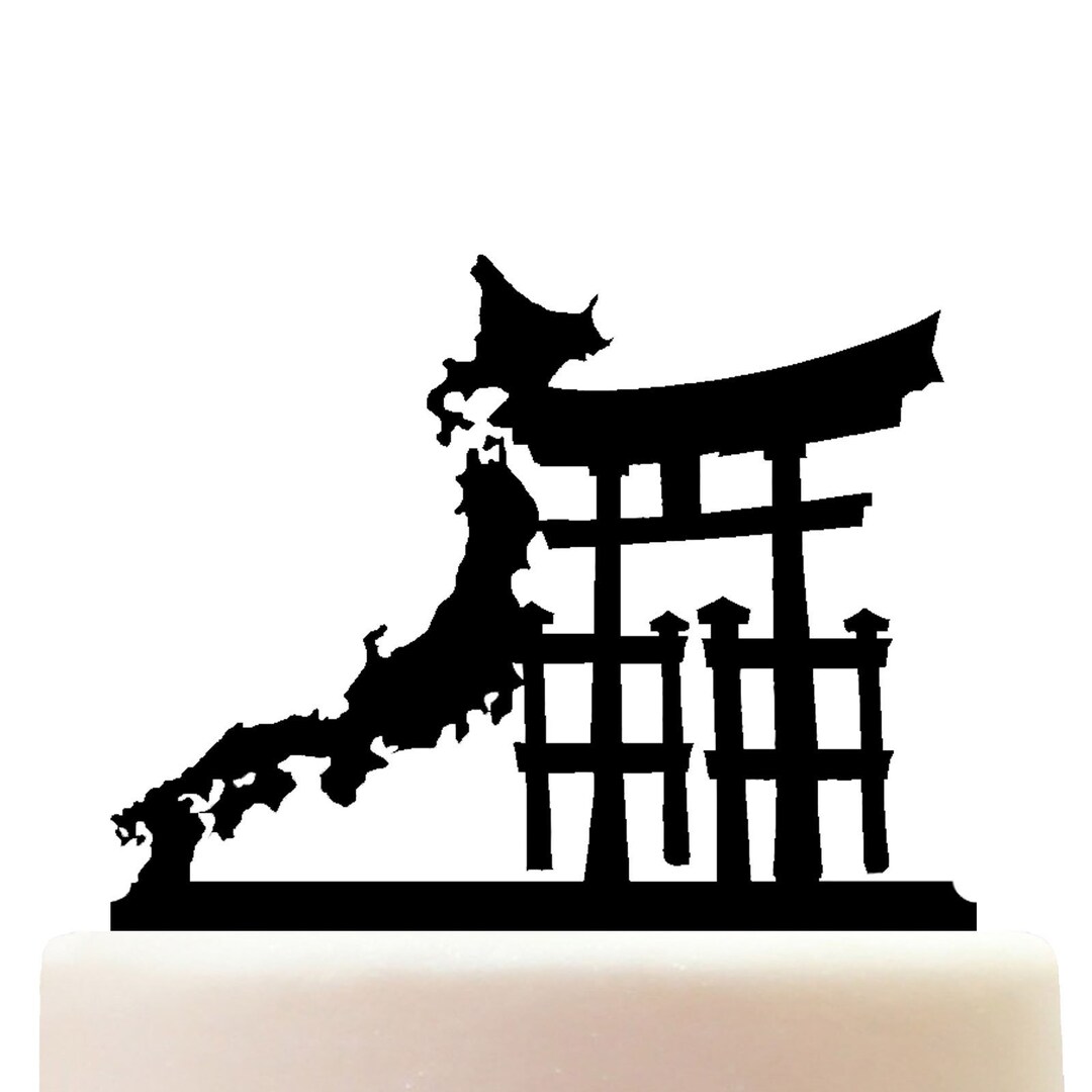 Acrylic Japan Country Theme Cake Topper Decoration Country Map - Etsy