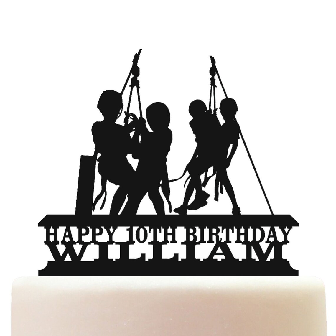 Personalised Acrylic Childrens Zip Wire Zipline Adventure - Etsy