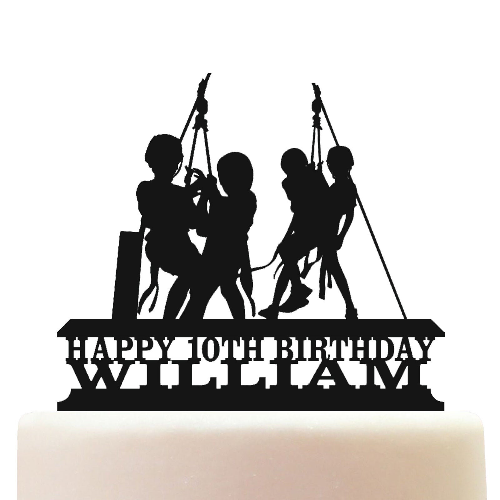 Personalised Acrylic Childrens Zip Wire Zipline Adventure - Etsy