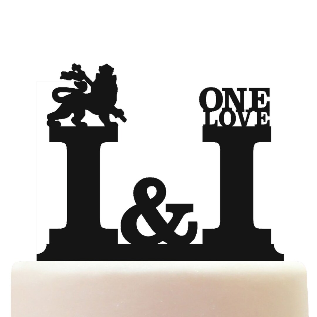 Rasta acrílico One Love Rastafarian Birthday Cake Topper - Etsy España