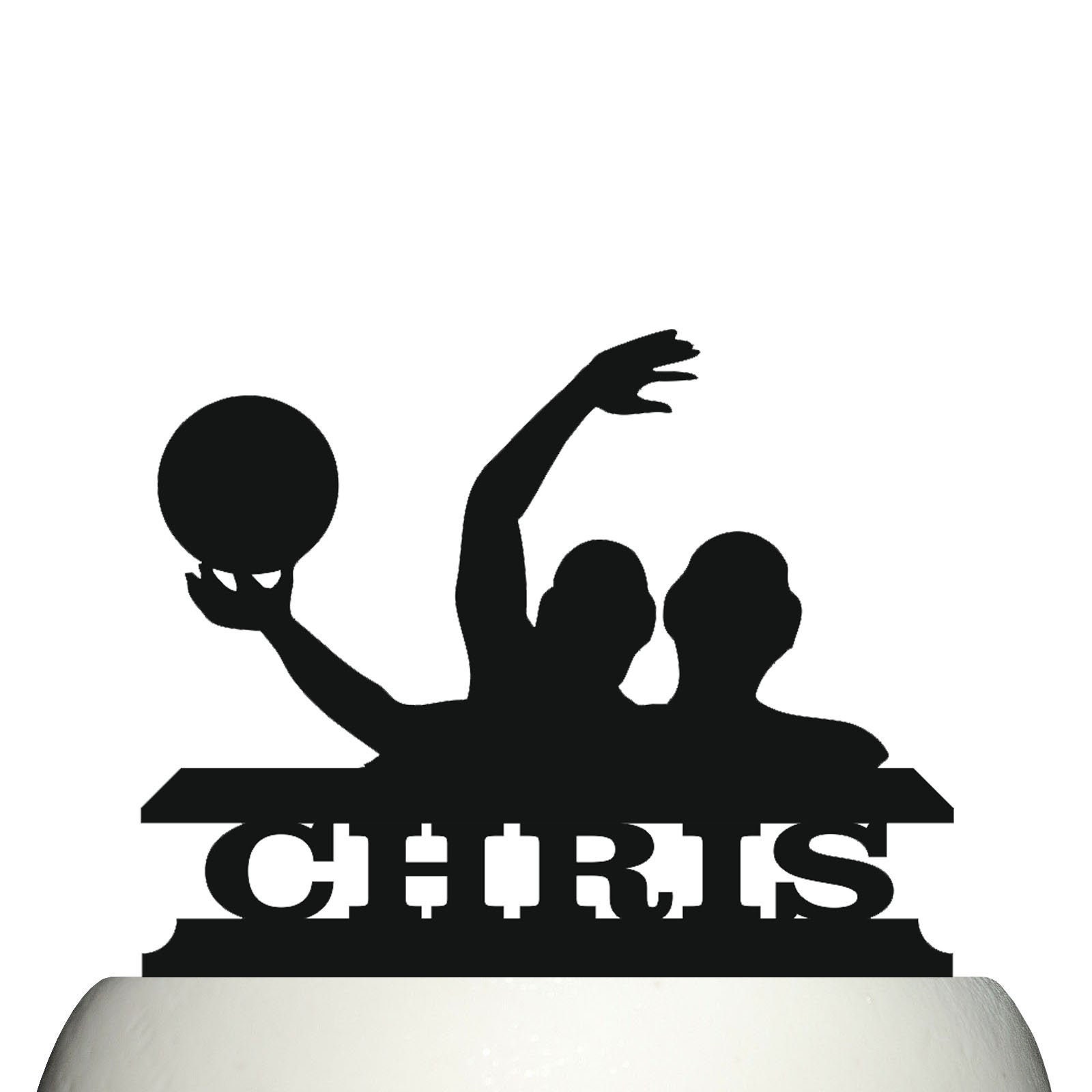 Personalised Acrylic Water Polo Birthday Cake Topper - Etsy