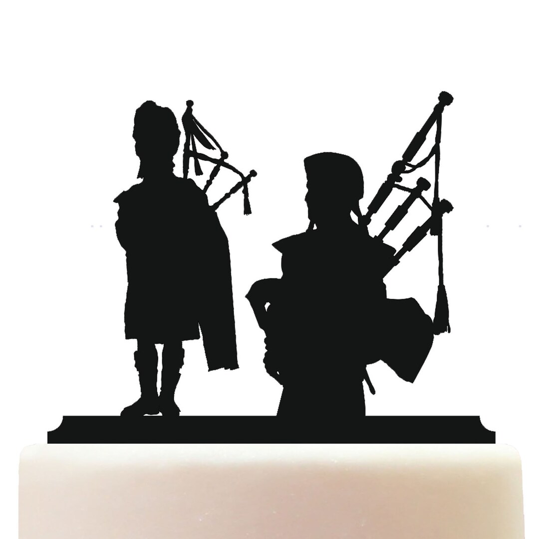 Acrylic Scottish Bagpipes Birthday Cake Topper Decoration - Etsy