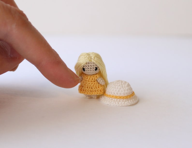 PATTERN: Micro Mini Doll Amigurumi Pattern Miniature Doll | Etsy