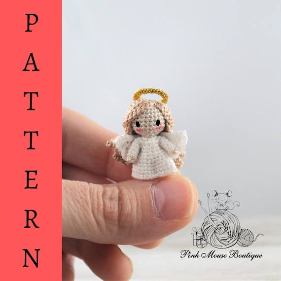 CROCHET PATTERN: Miniature Angel English Only US | Etsy