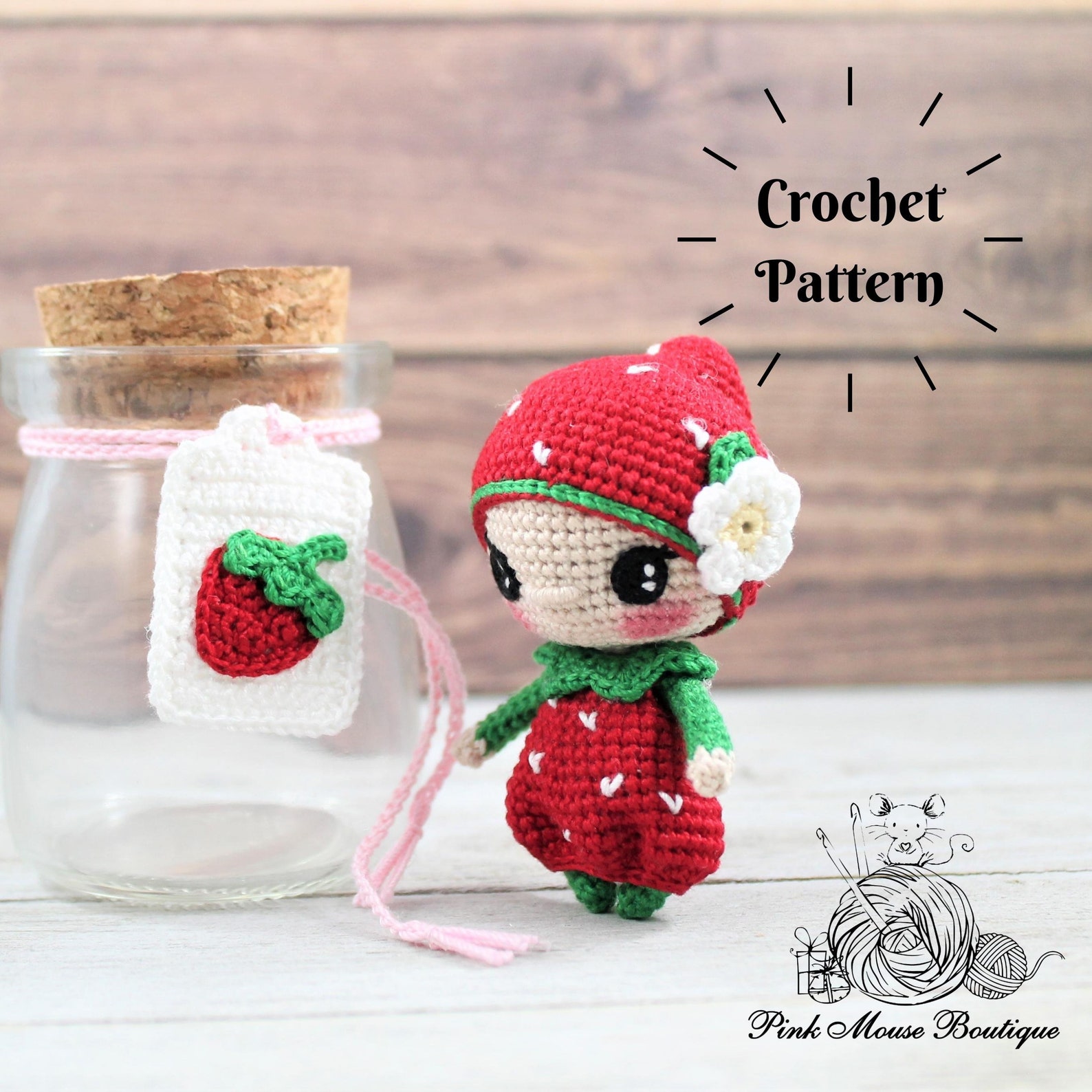 JAM BABIES SERIES: Strawberry Jam Baby crochet Pattern - Etsy