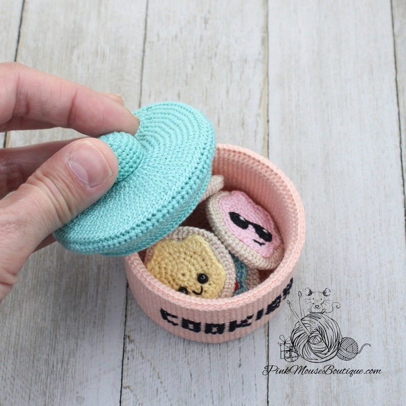 CROCHET PATTERN: Sugar Cookies in a Cookie Jar (english Only - US ...