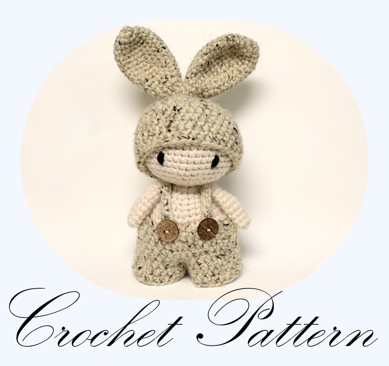 PATTERN: Crochet Chunky Bunny Amigurumi Rabbit Crochet Toy | Etsy
