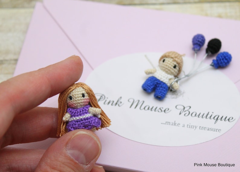 PATTERN: Micro Mini Doll Amigurumi Pattern Miniature Doll | Etsy