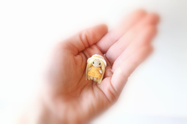 PATTERN: Micro Mini Doll Amigurumi Pattern Miniature Doll | Etsy