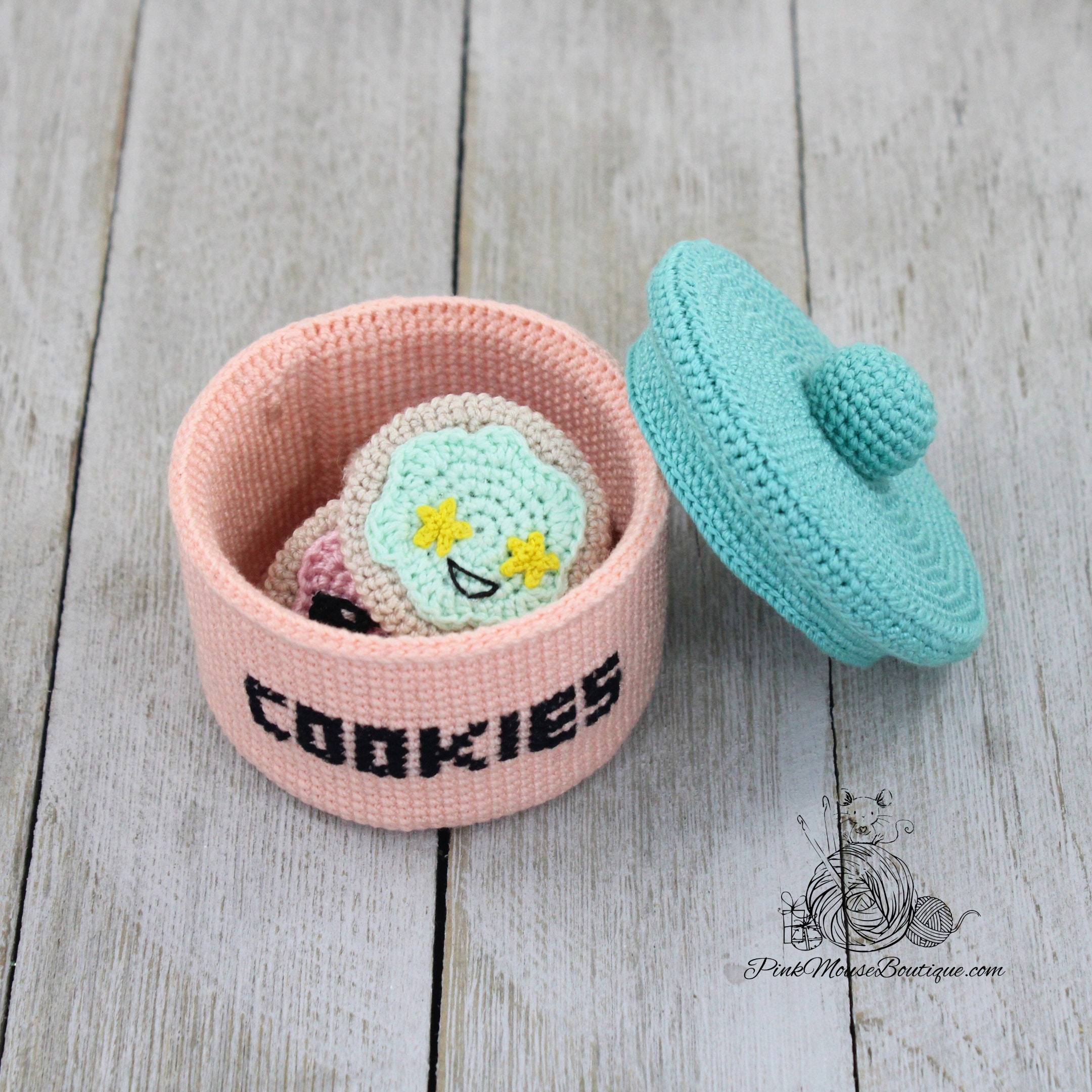 CROCHET PATTERN: Sugar Cookies in a Cookie Jar (english Only - US ...