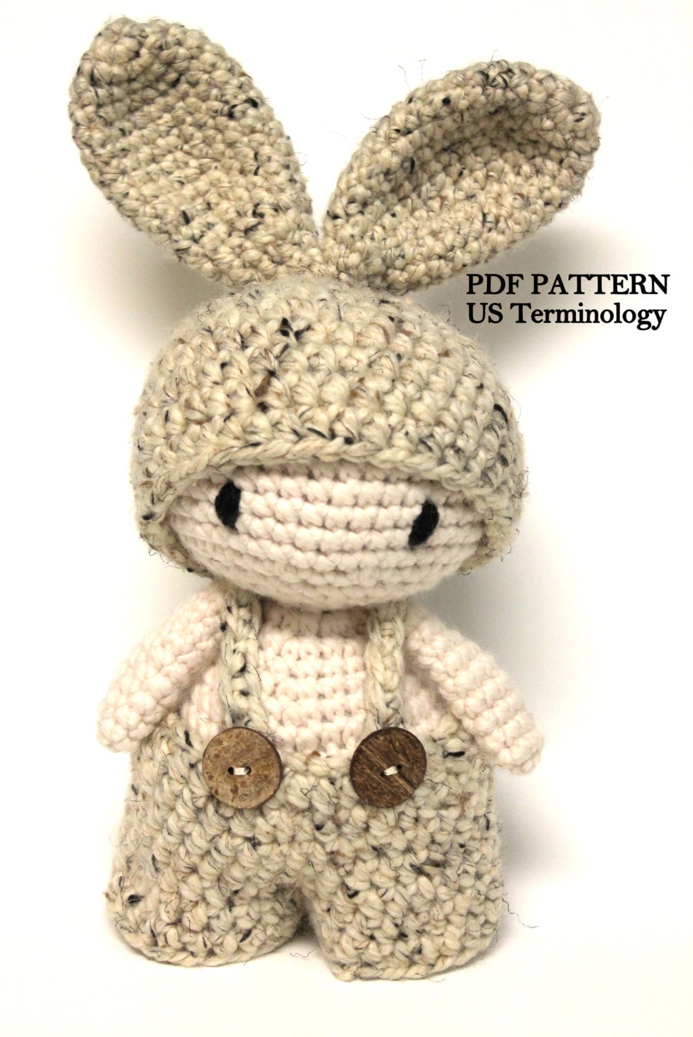 PATTERN: Crochet Chunky Bunny Amigurumi Rabbit Crochet Toy | Etsy