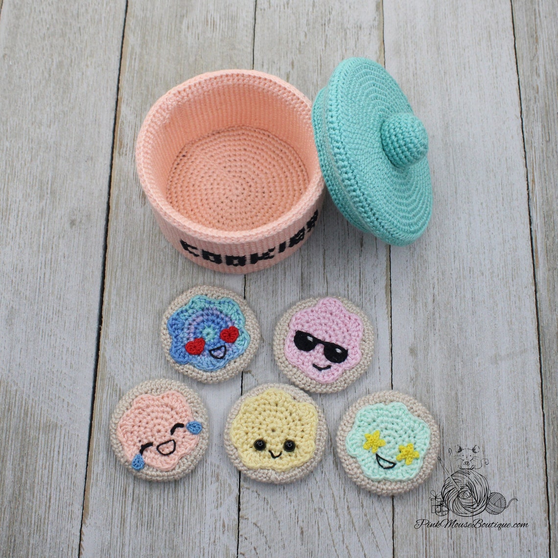 CROCHET PATTERN: Sugar Cookies in a Cookie Jar (english Only - US ...