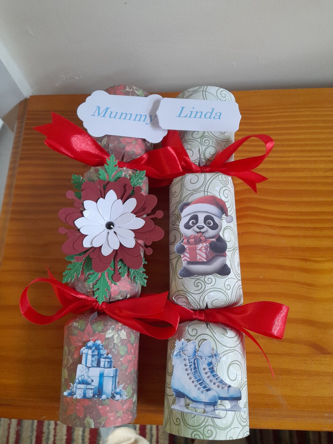 Adult and Child Jewellery Set Handmade Christmas Crackers With Snap - Etsy