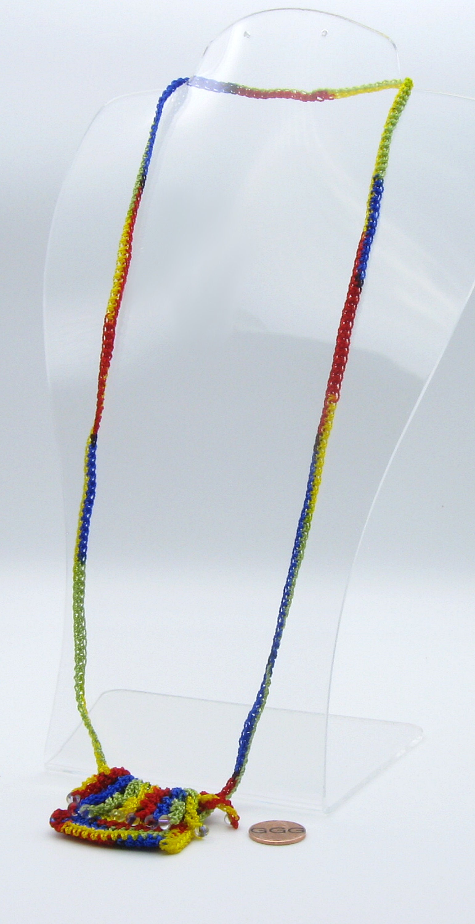 Tiny Mini Purse Necklace Hand Crocheted or Beaded - Etsy