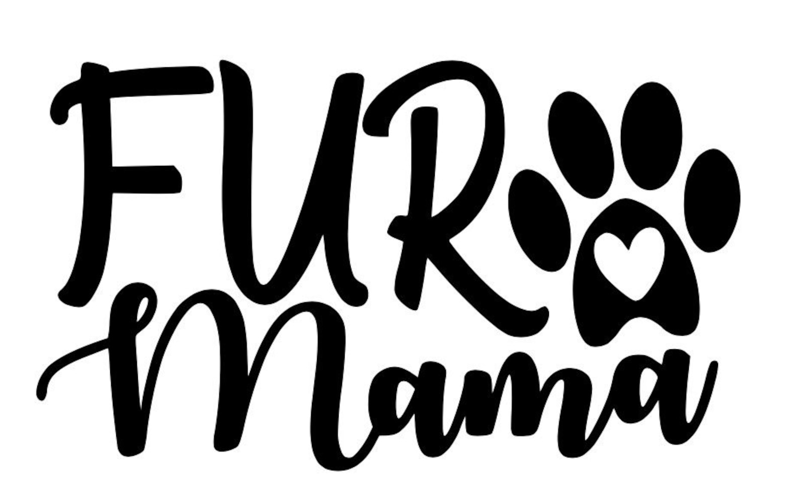 Fur Mama and Fur Papa Decals - Etsy