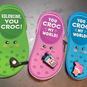 Croc Valentine’s Day for Kids - Etsy