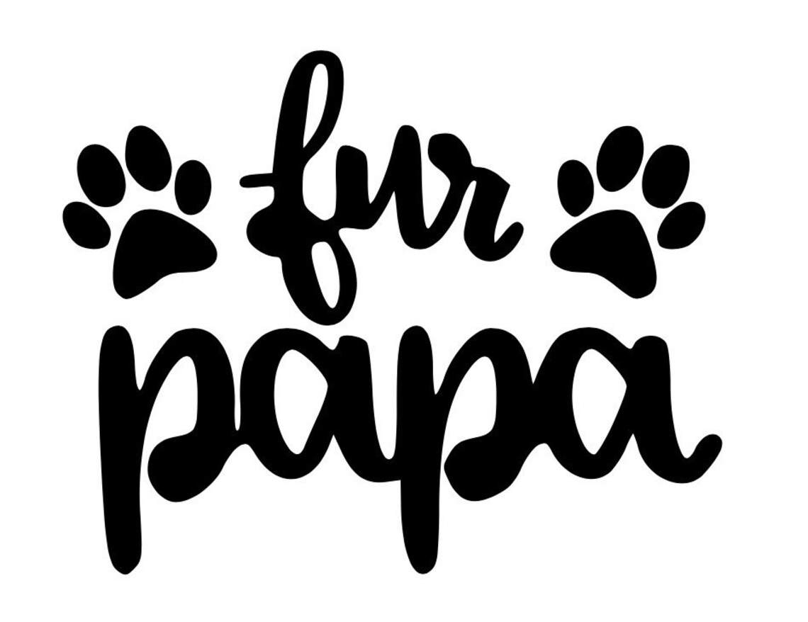 Fur Mama and Fur Papa Decals - Etsy