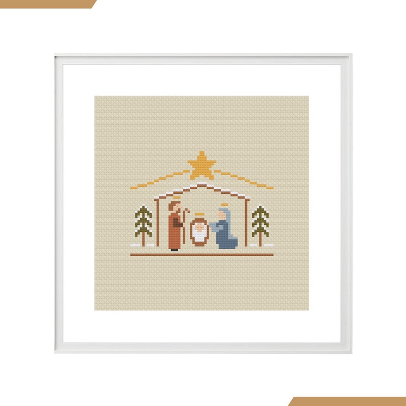 Primitive Nativity Pattern - Etsy