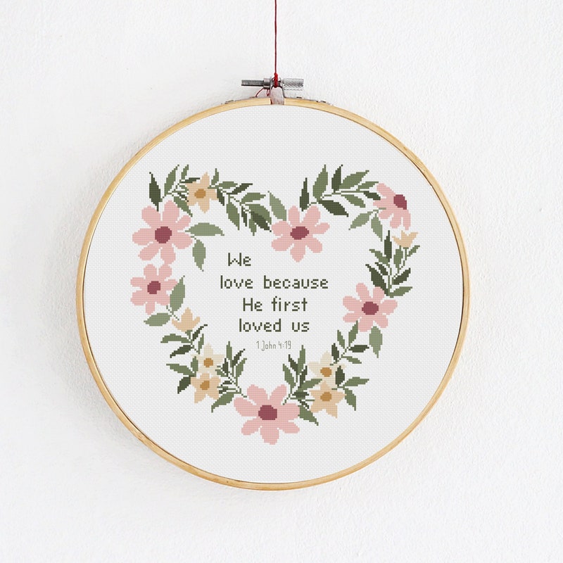 Bible Verse Cross Stitch Pattern - Etsy