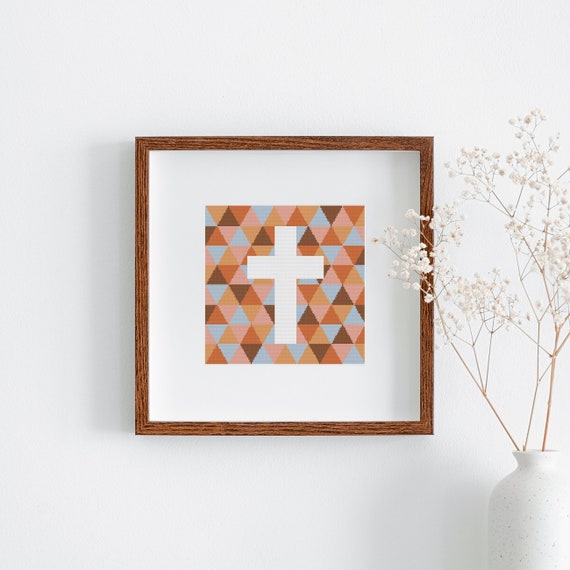 Jesus Cross Cross Stitch Pattern Christian Embroidery - Etsy
