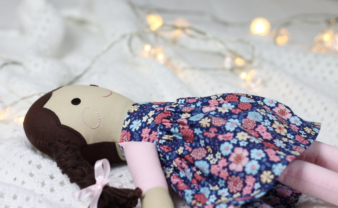 Cloth Doll Pattern PDF Tutorial DIY Sewing Doll - Etsy