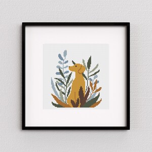 Sweet Yellow Dog Cross Stitch Pattern, Simply DIY Craft for Beginners ...