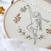 Dancing Women Hand Embroidery Pattern, Modern Ballerina Hoop Art, Boho ...