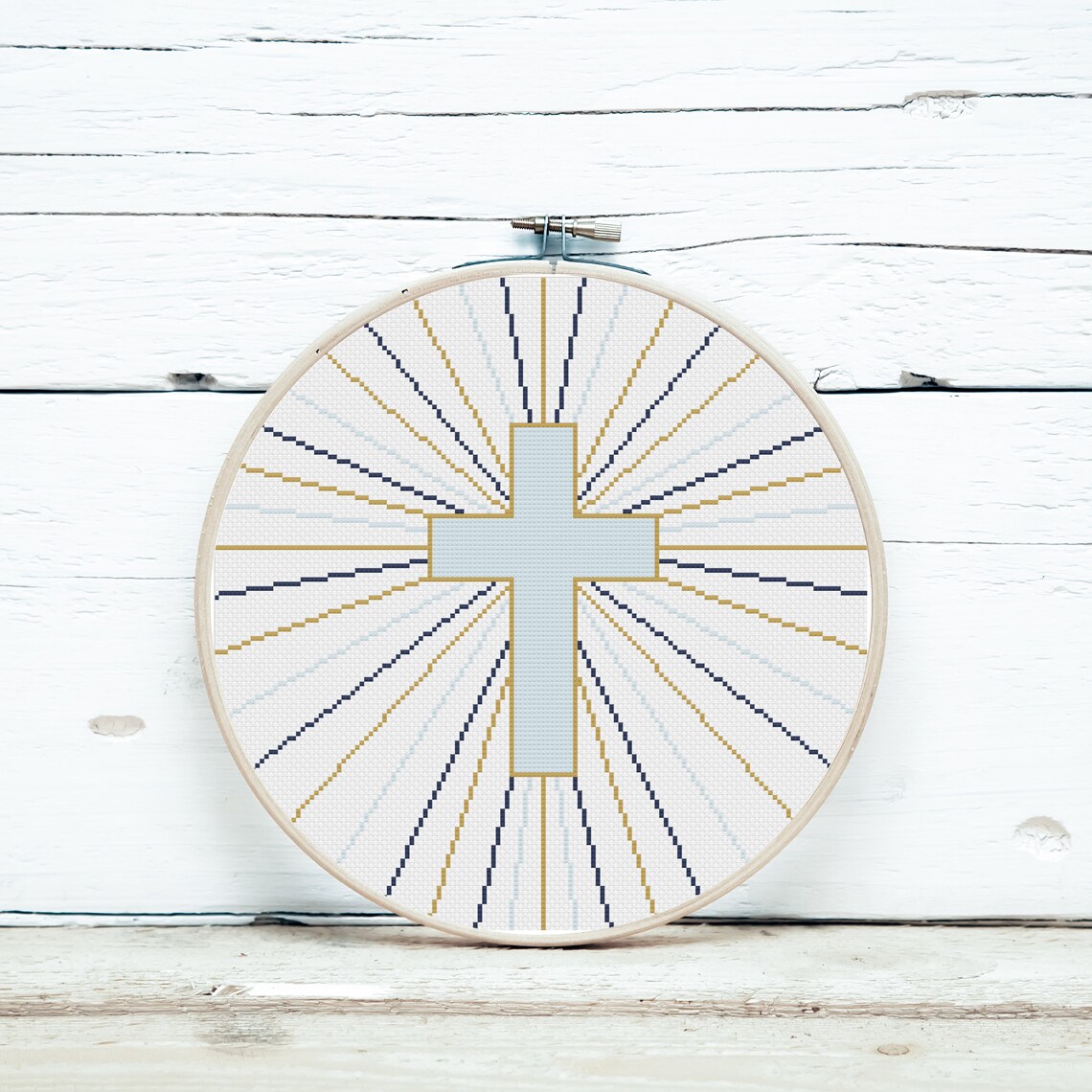 Christian Cross Stitch Pattern the Cross Religious - Etsy