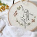 Dancing Women Hand Embroidery Pattern, Modern Ballerina Hoop Art, Boho ...