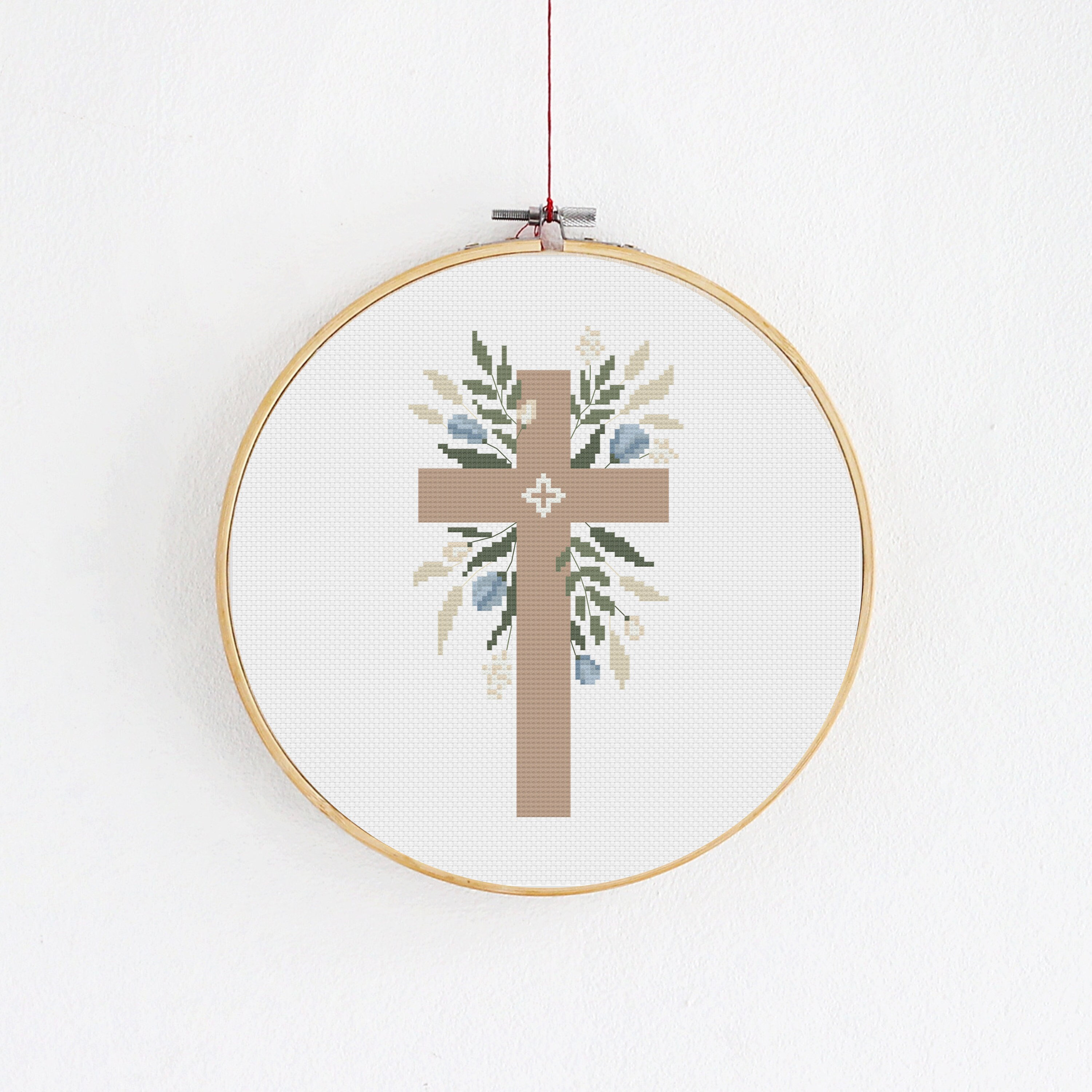 Religious Easter Cross Stitch