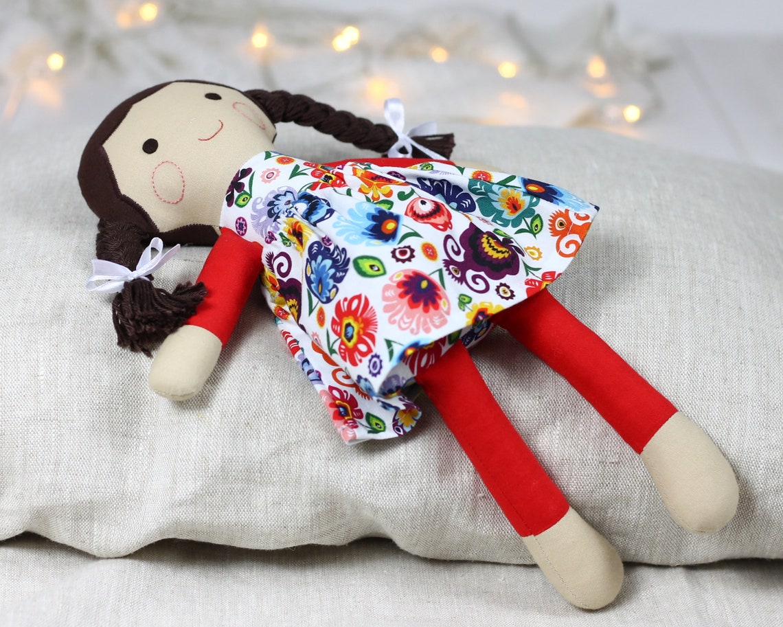Cloth Doll Pattern PDF Tutorial DIY Sewing Doll - Etsy