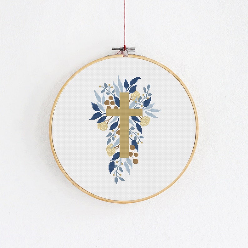 Jesus Christ Cross Cross Stitch Pattern Modern Religious - Etsy