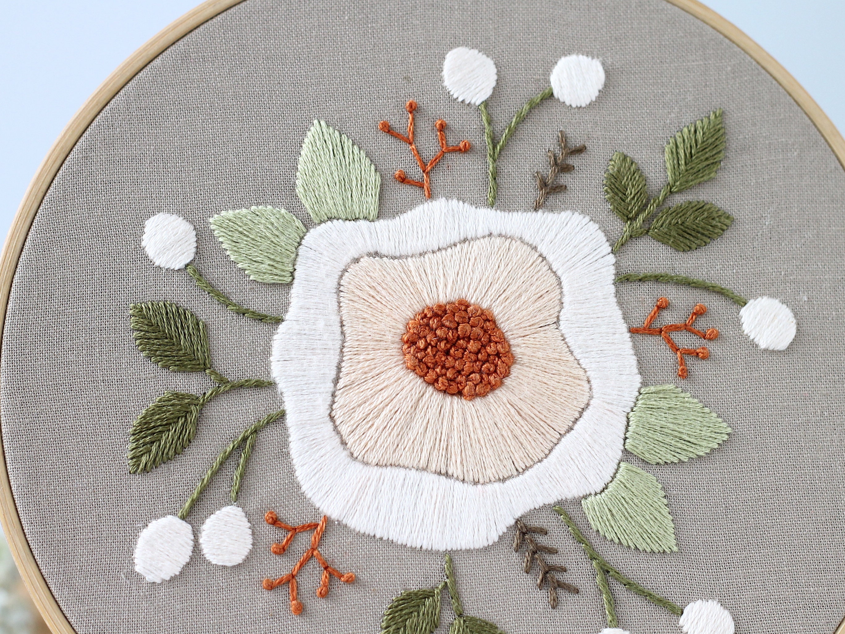 Embroidered Flowers. Hand Embroidery Patterns. Floral - Etsy