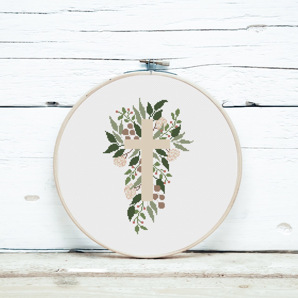 Christian Cross Embroidery Pattern Jesus Christ Cross Stitch - Etsy