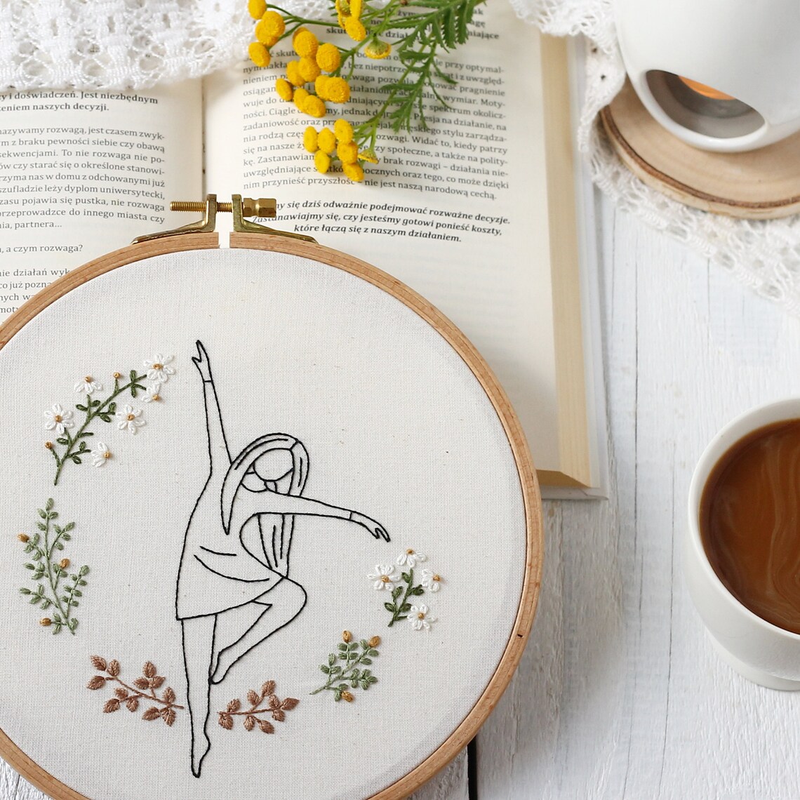 SET of 3 Embroidery Patterns Dancing Women Hand Embroidery | Etsy