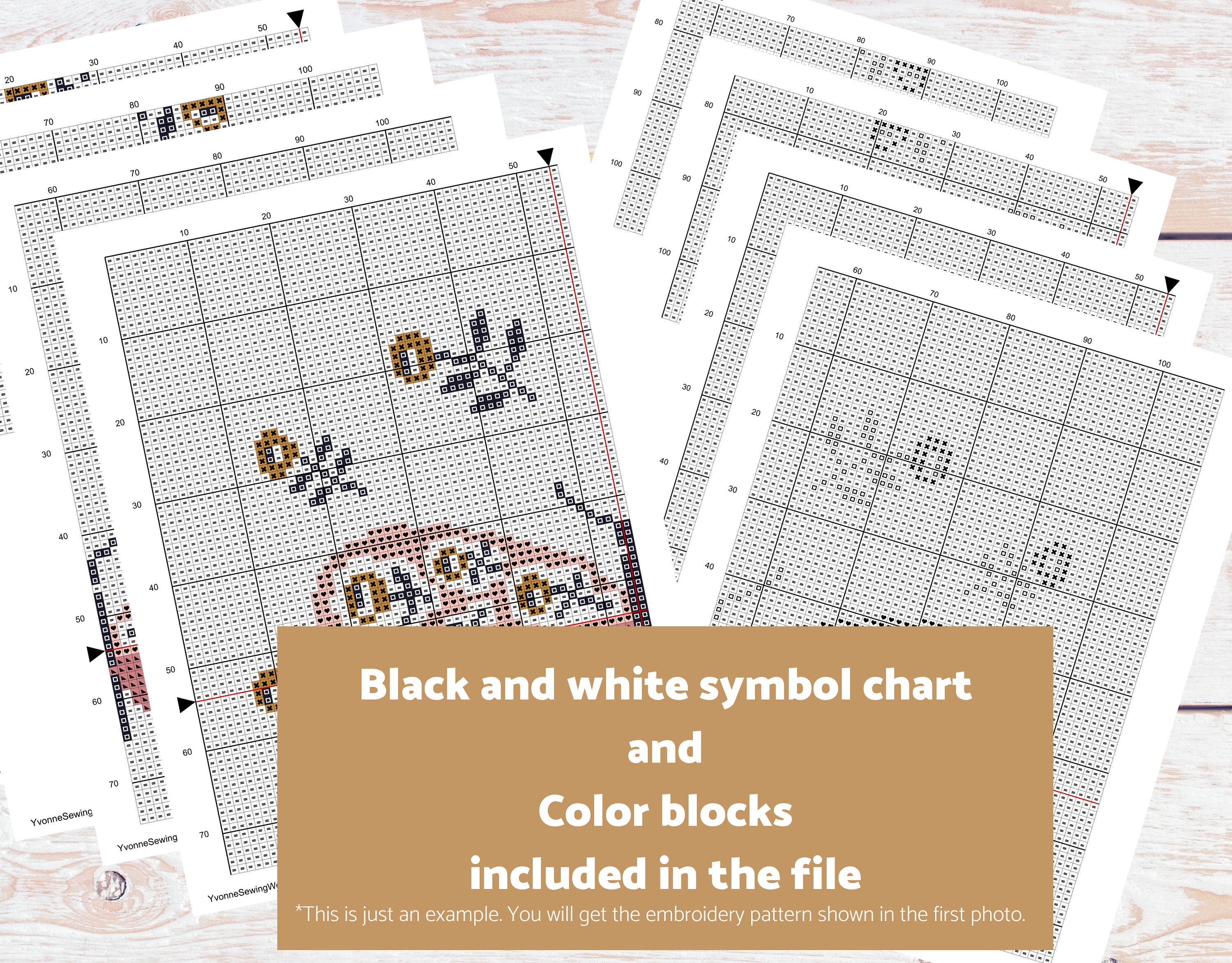 Seamless Pattern Cross Stitch Geometry Repeating Designs - Etsy