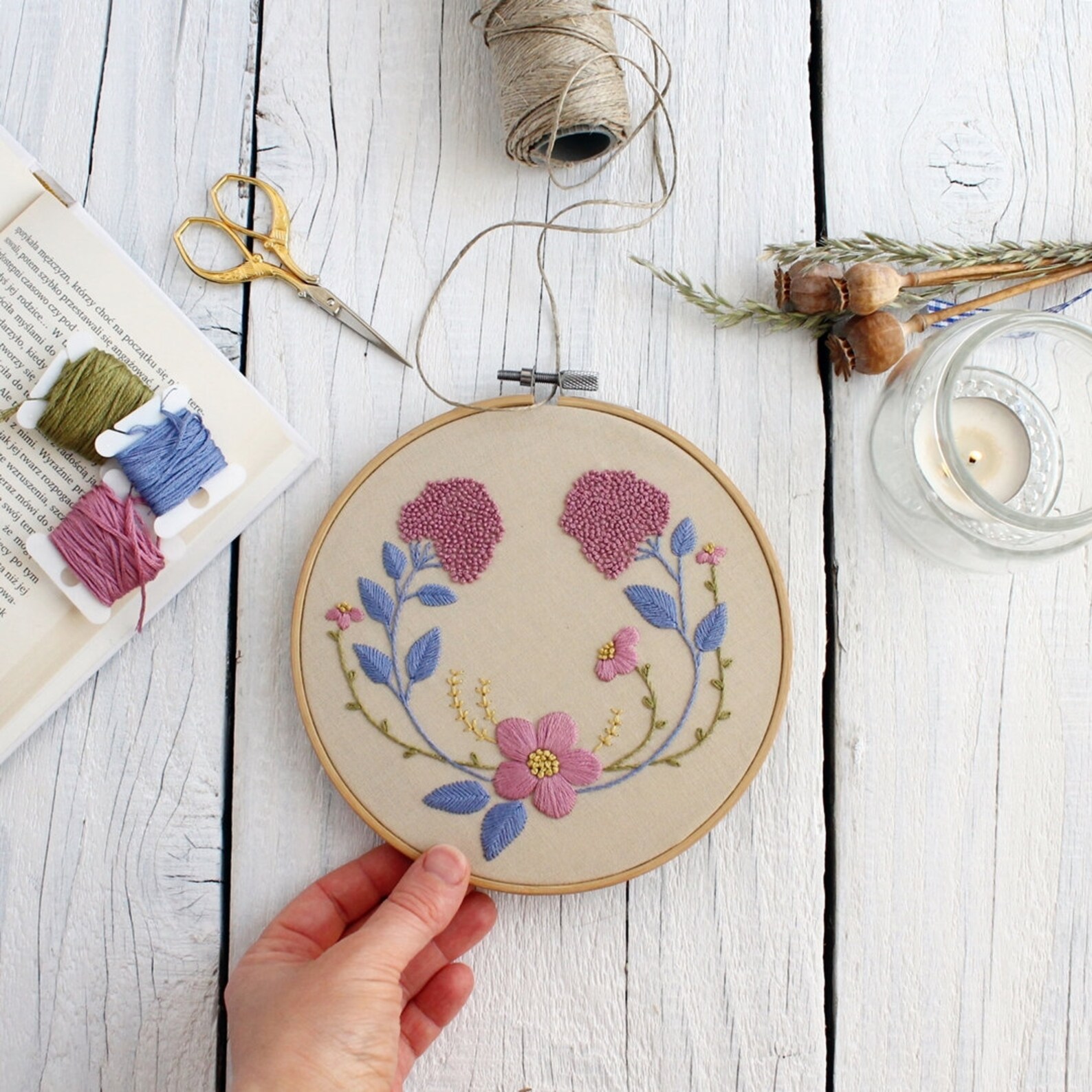 Floral Hand Embroidery Patterns PDF Digital Download 6 | Etsy