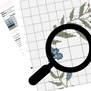 Floral Wreath With Cross, Religious Cross Stitch PDF Pattern, Christian ...