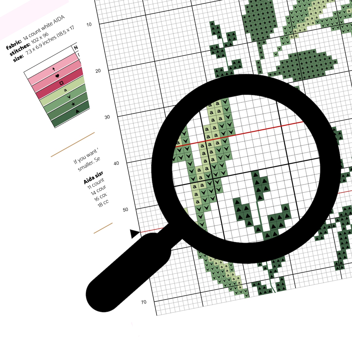 Hello Spring Cross Stitch Pattern Easy to Stitch Flower - Etsy