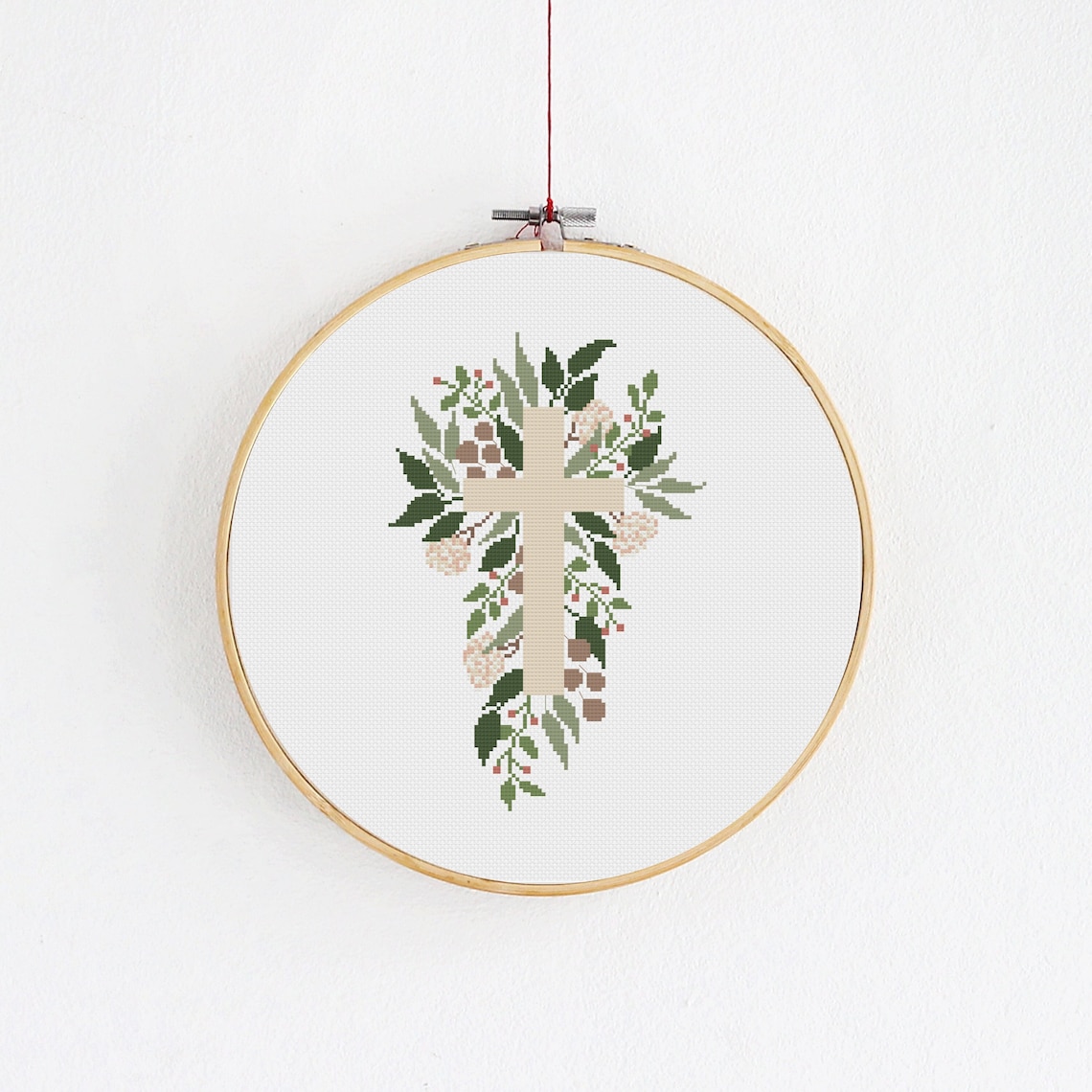 Christian Cross Embroidery Pattern Jesus Christ Cross Stitch - Etsy