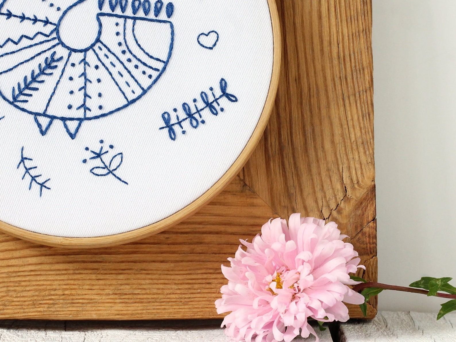 Folk Bird Hand Embroidery Pattern, Scandinavian Decor, Folk Embroidery ...