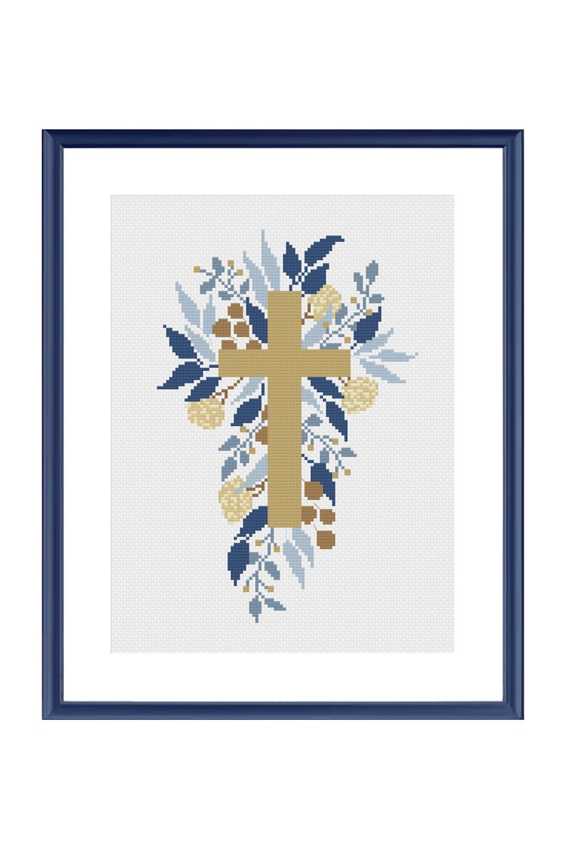 Jesus Christ Cross Cross Stitch Pattern Modern Religious - Etsy
