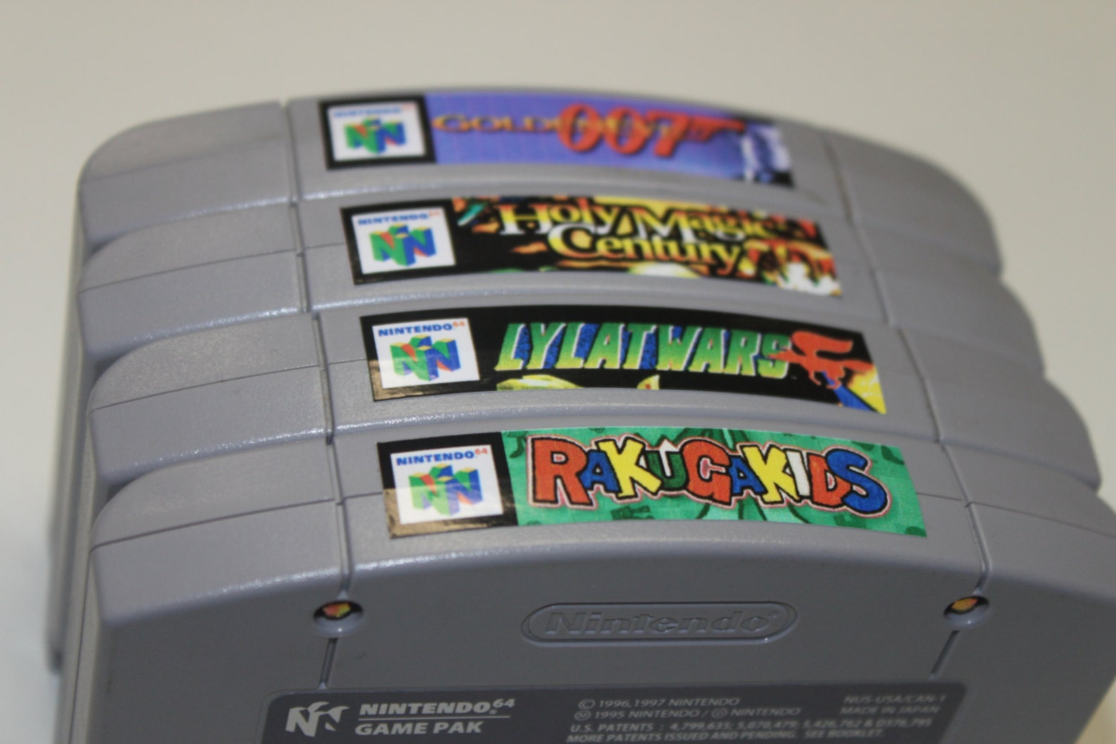 PAL Nintendo 64 Top End Spine Labels PAL Version N64 | Etsy