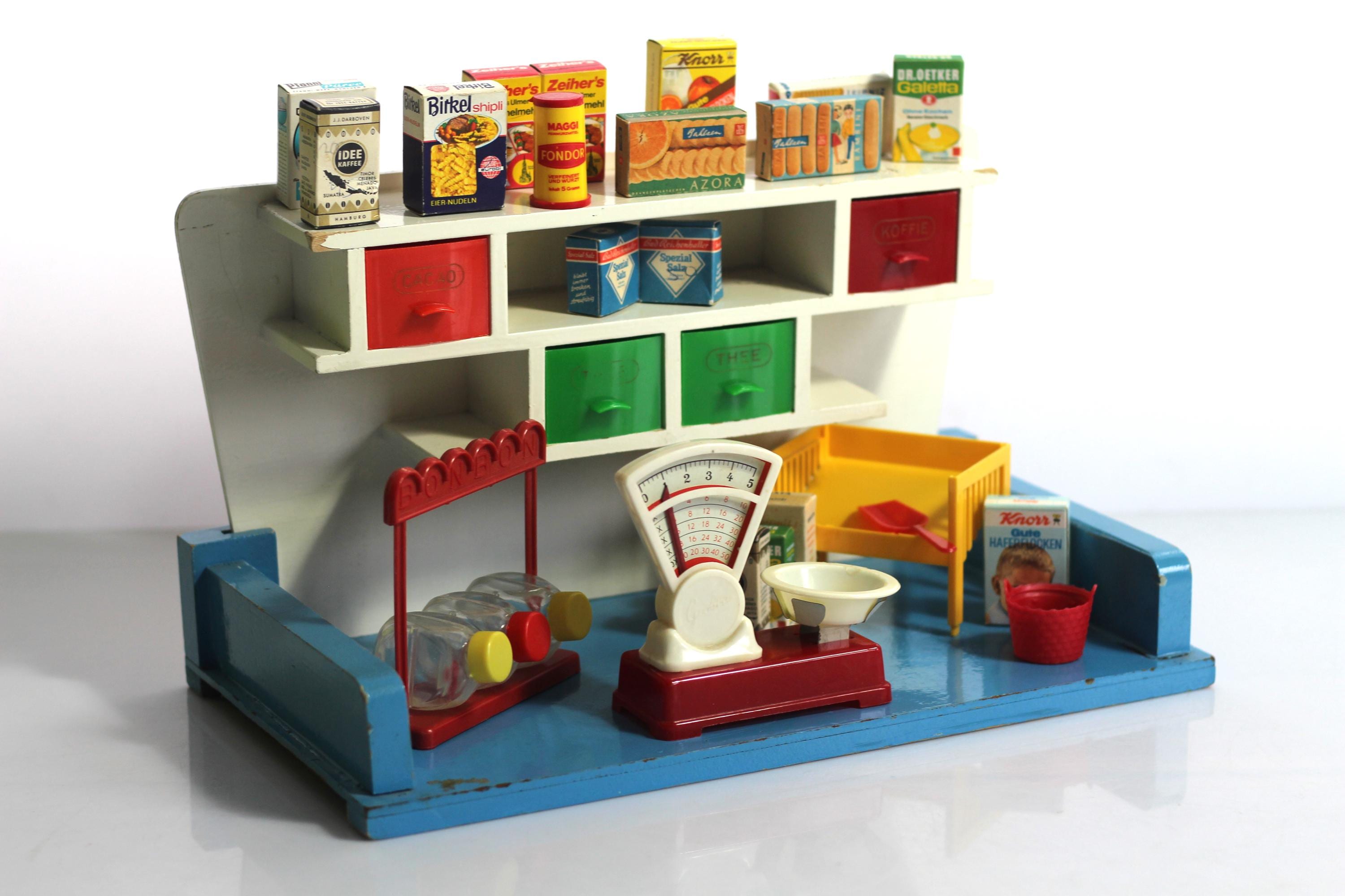 Vintage Toy Grocery Store, Supermarket, Toy Store, Local Supermarket ...