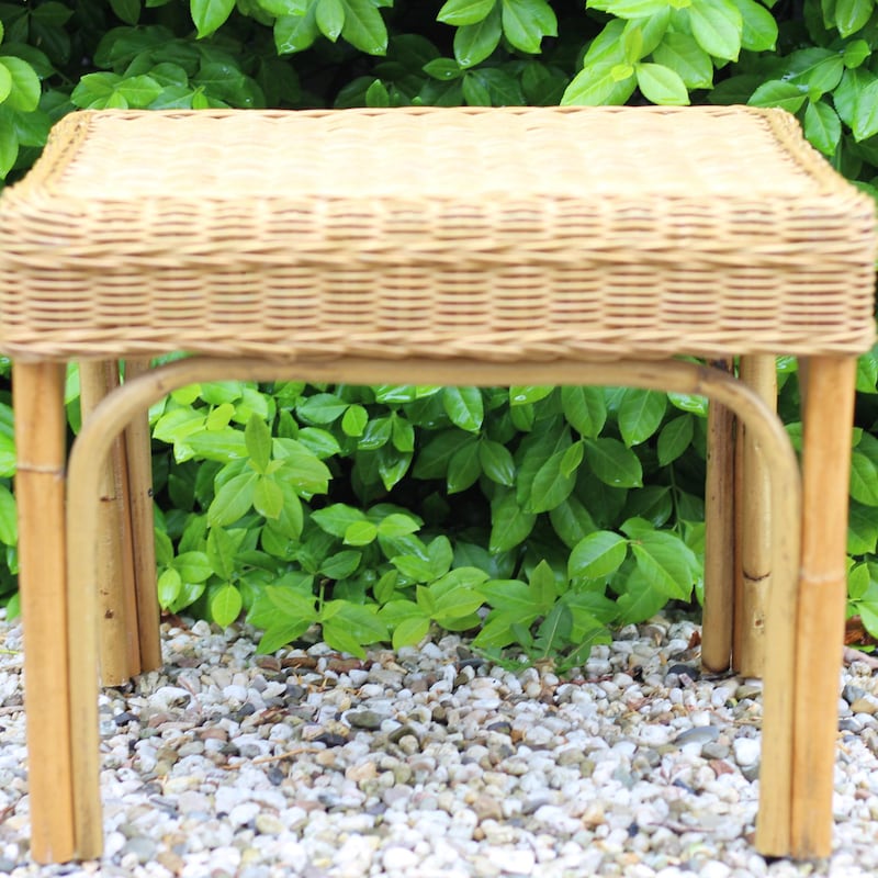Wicker Stool - Etsy